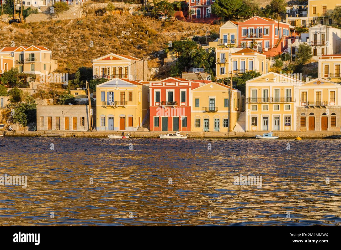 View on a Coastline of Simi Island, Greece Stock Photo - Alamy
