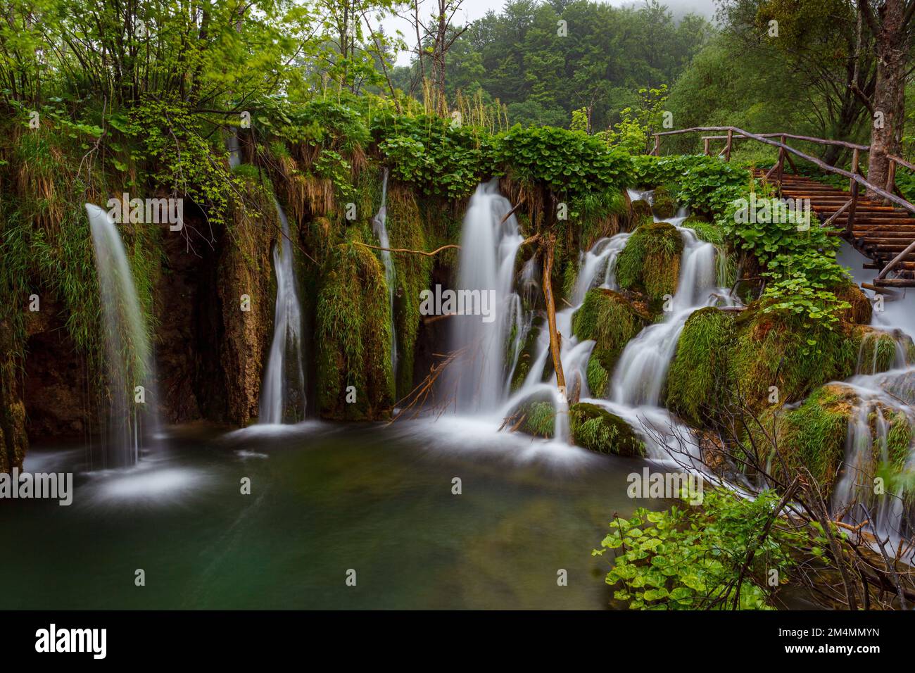 The Plitvice Cascades in Croatia Stock Photo - Alamy