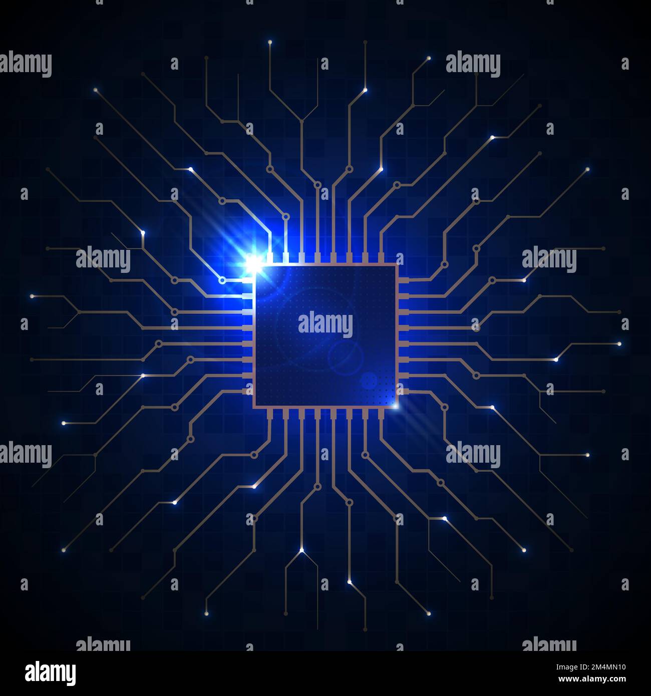 Neural circuit Stock Vector Images - Alamy