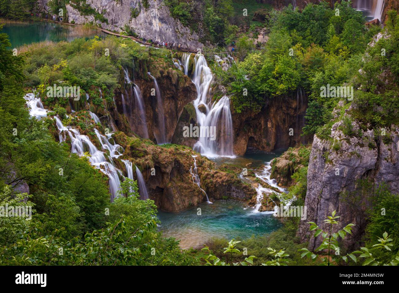 The Plitvice Cascades in Croatia Stock Photo - Alamy