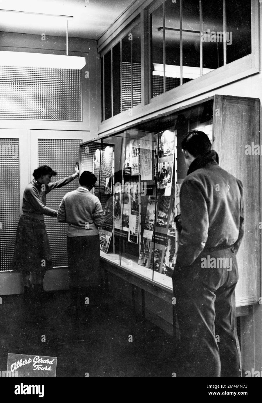 USIS, Tours, Library and Cultural Center. Photographs of Marshall Plan ...