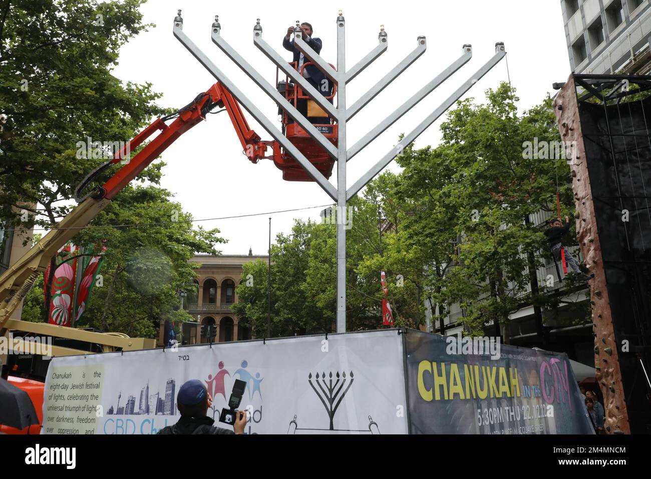 Sydney, Australia. 22nd December 2022. Hanukkah, also known as the ...