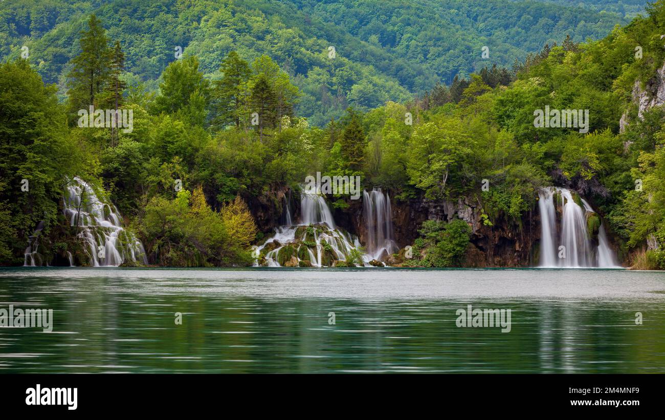 The Plitvice Cascades in Croatia Stock Photo - Alamy