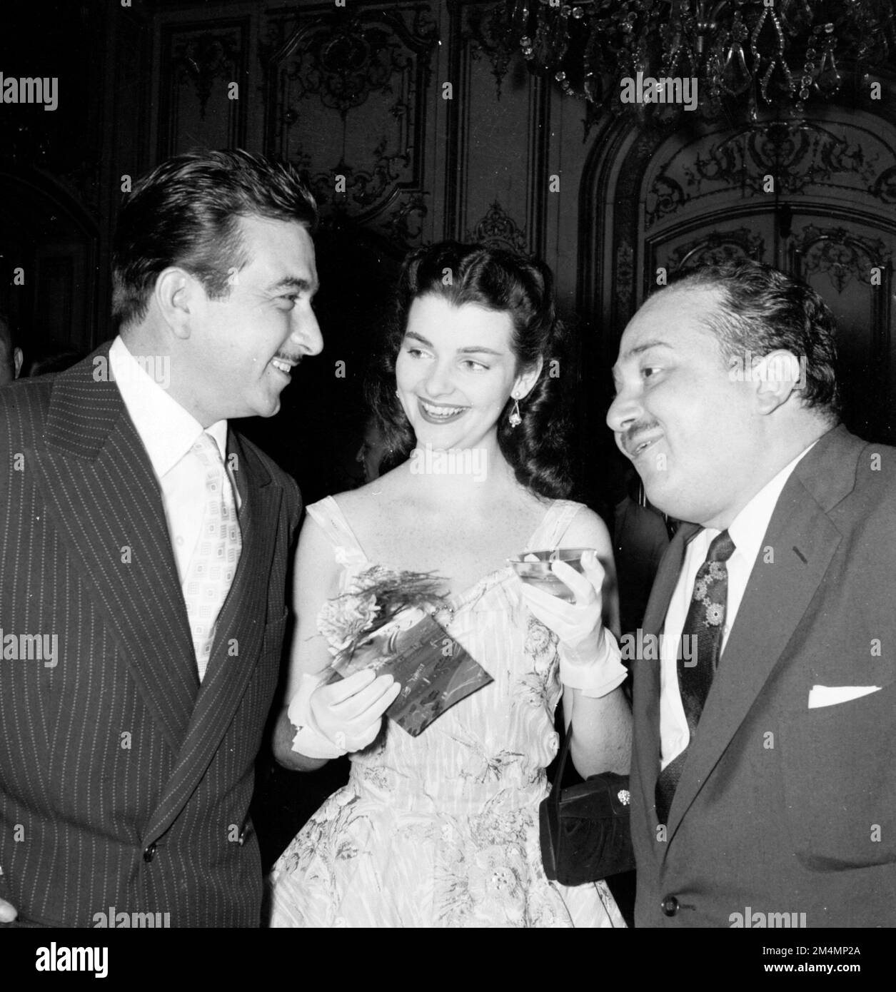 "Oklahoma" Actors at France-Amerique. Photographs of Marshall Plan ...