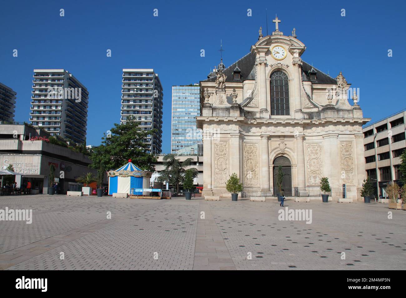 baroque church (st sebastien) in nancy (france Stock Photo - Alamy