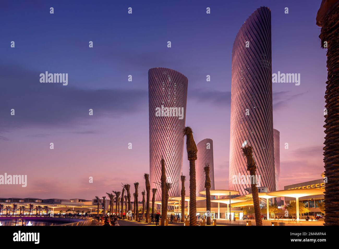 Lusail Plaza 4 tower. Al Saad Tower Lusail boulevard newly develop city ...