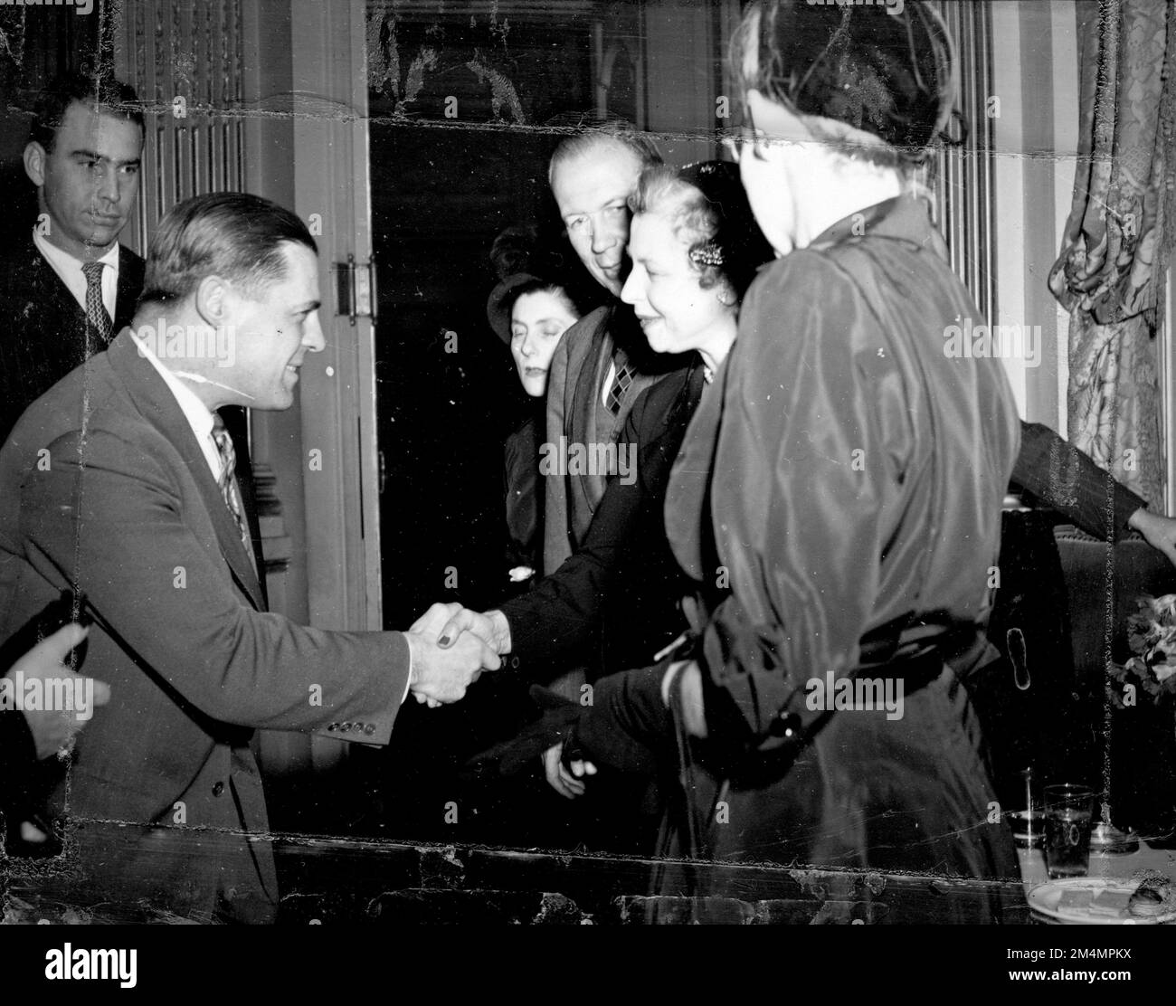 Wm. C. Foster Visits ECA Headquarters in Paris. Photographs of Marshall ...