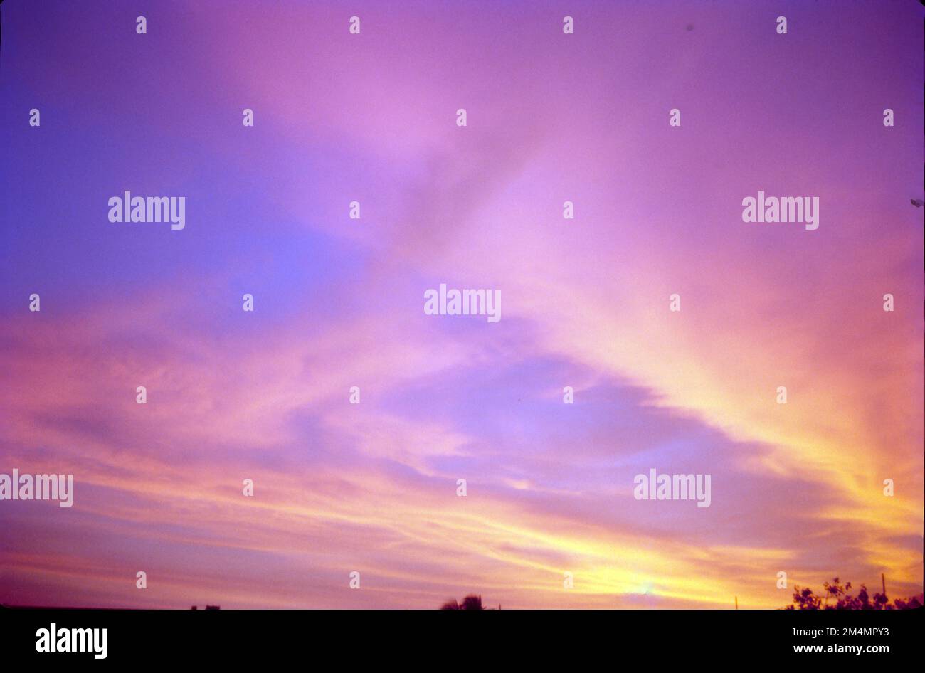 Sky with Color Shades, Blast of Colors, India Stock Photo - Alamy
