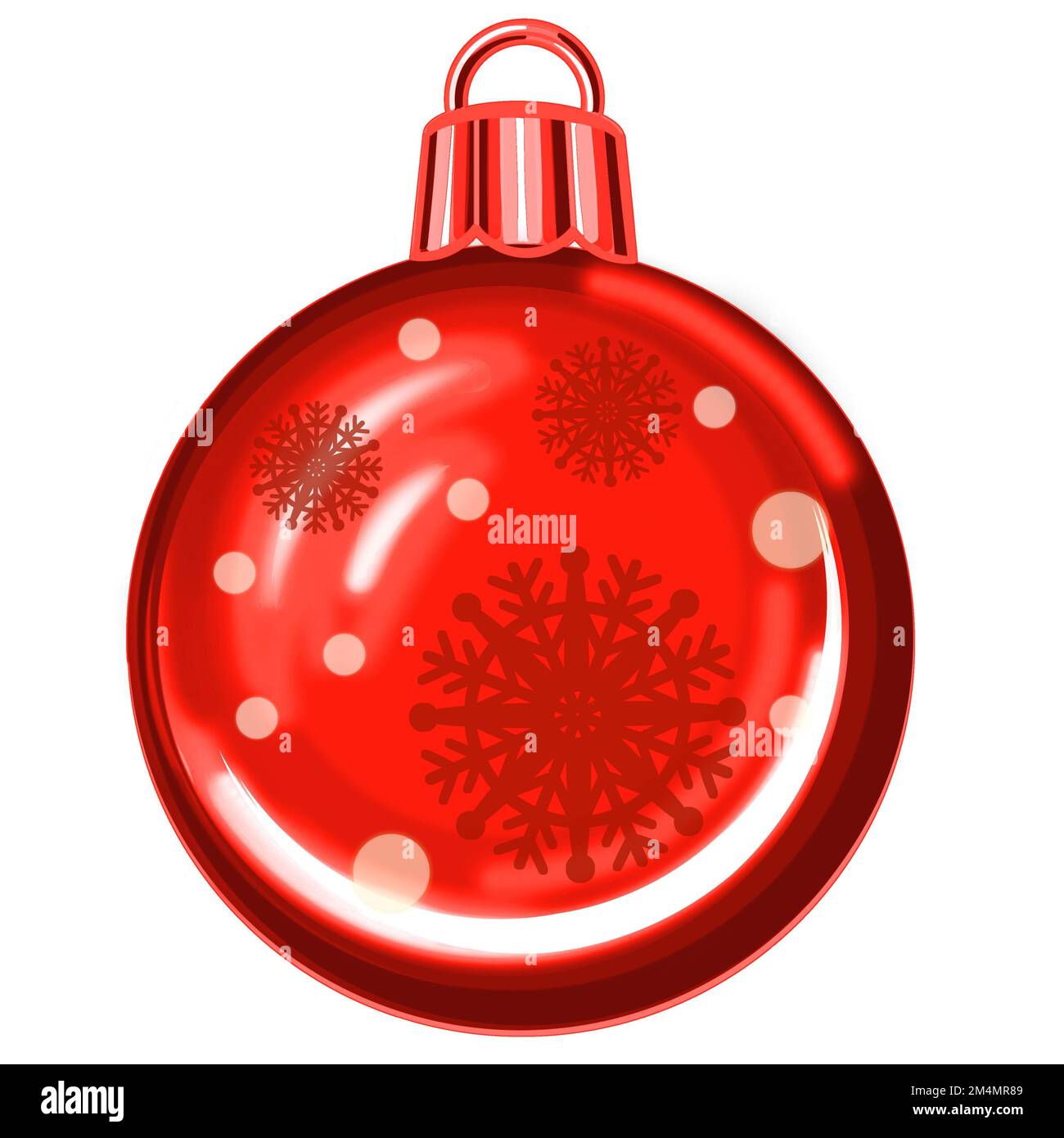 Christmas balls. JPEG illustration for stickers, creating patterns ...