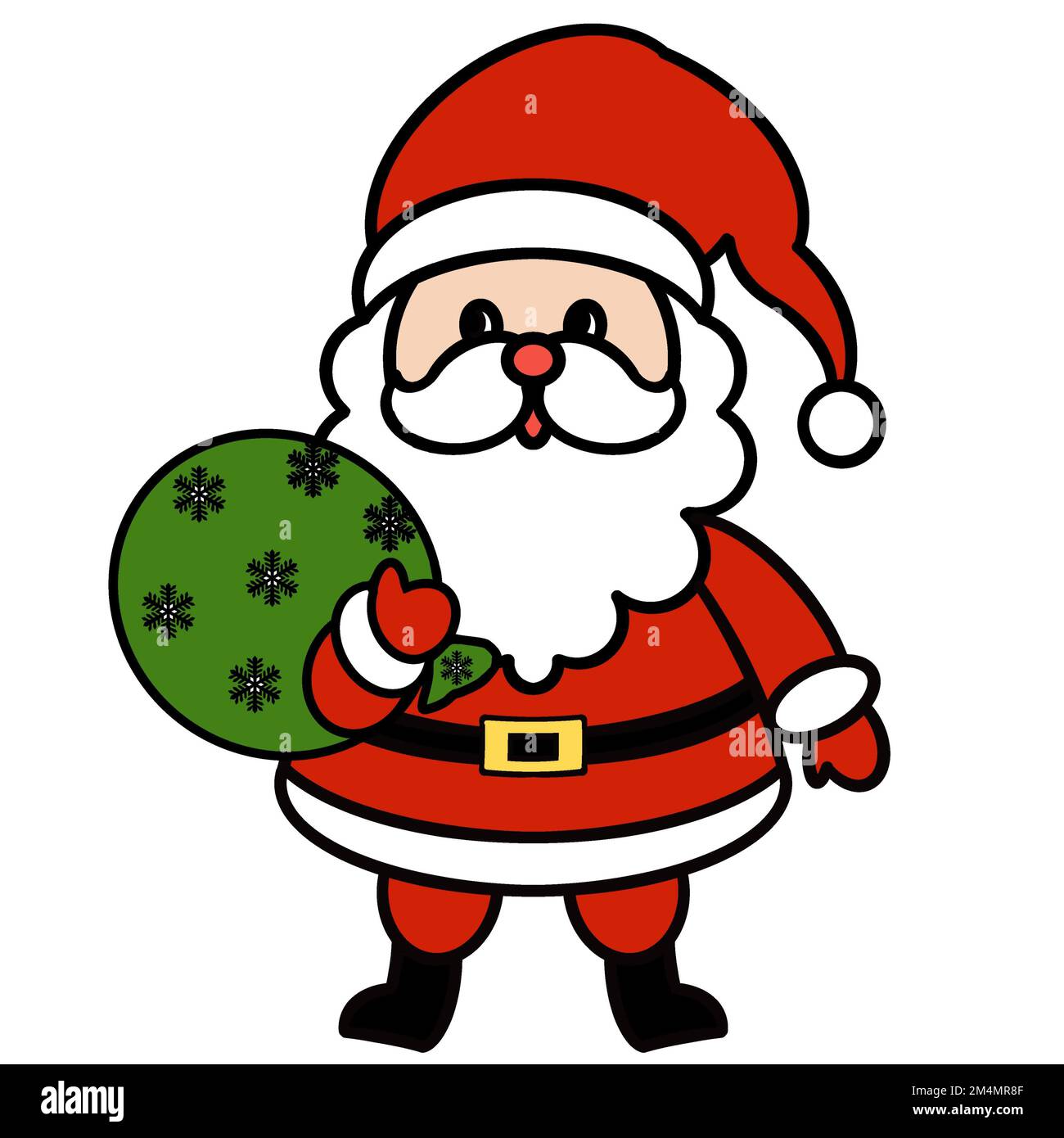Santa Claus. JPEG illustration for stickers, creating patterns ...
