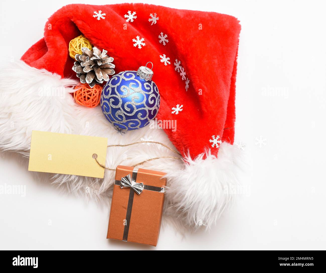 Christmas presents from santa. Attributes of winter holidays. New year ...