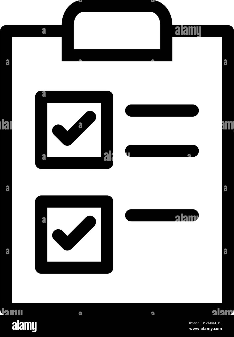 Checklist Illustration Line Icon Design Stock Vector Image & Art - Alamy Checklist Illustration Line Icon Design Stock Vector Image & Art - Alamy