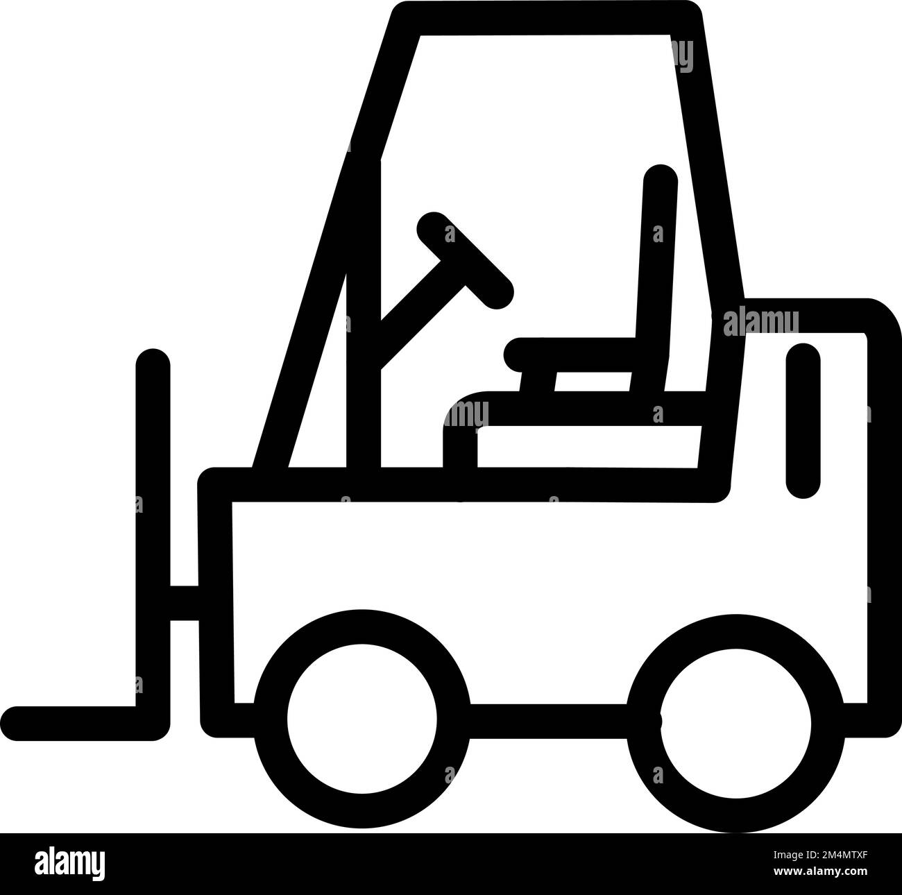 Forklift school Stock Vector Images - Alamy