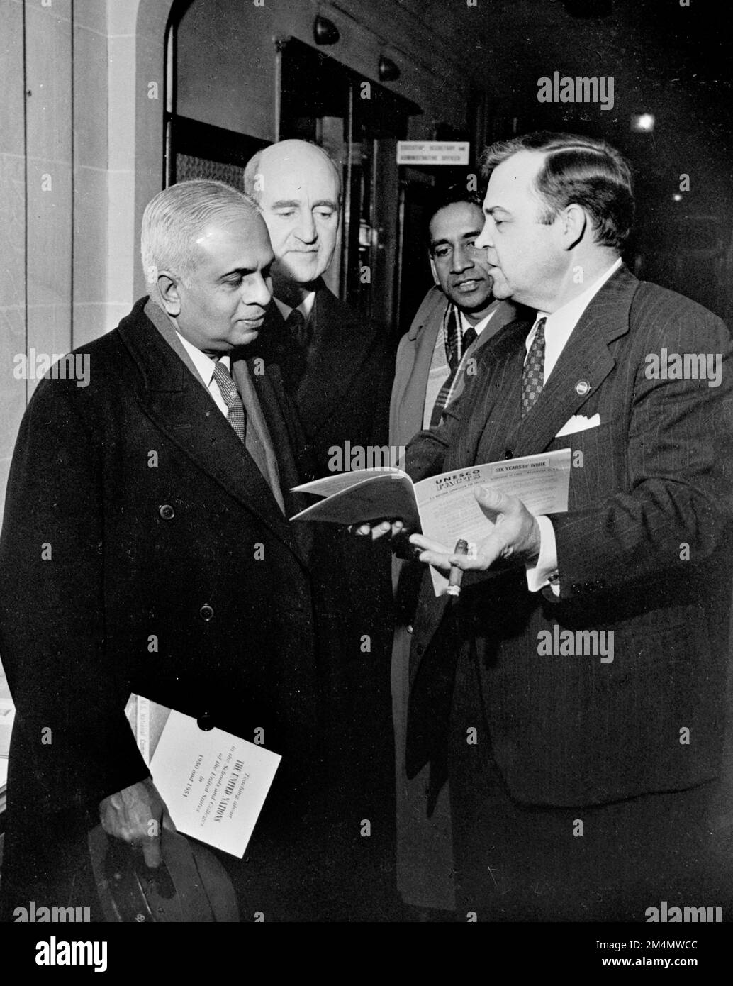 UNESCO General Conference, Nov, 1952. Photographs of Marshall Plan ...