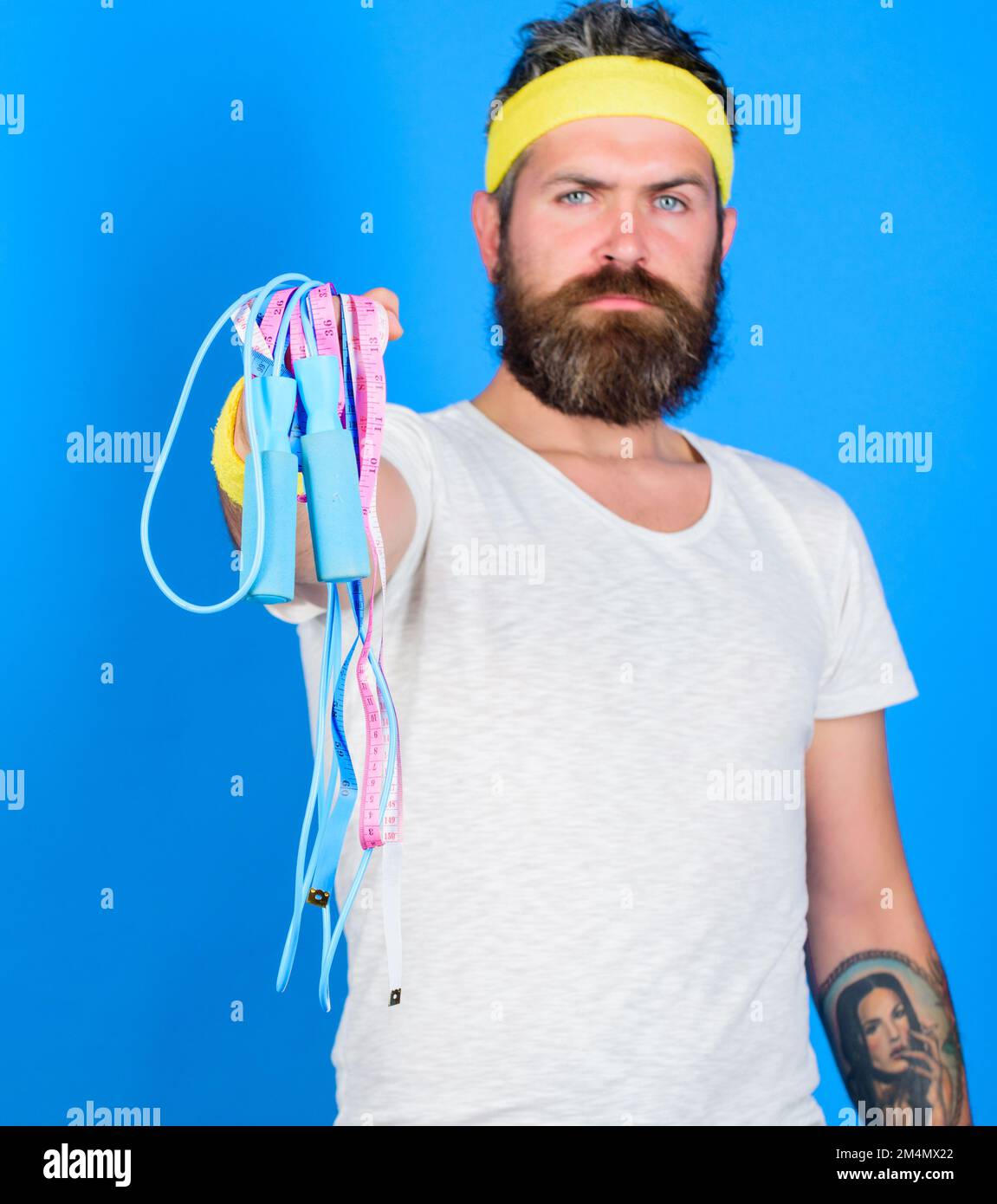 Athlete guide stay in shape. Old school aerobics concept. Athlete ...