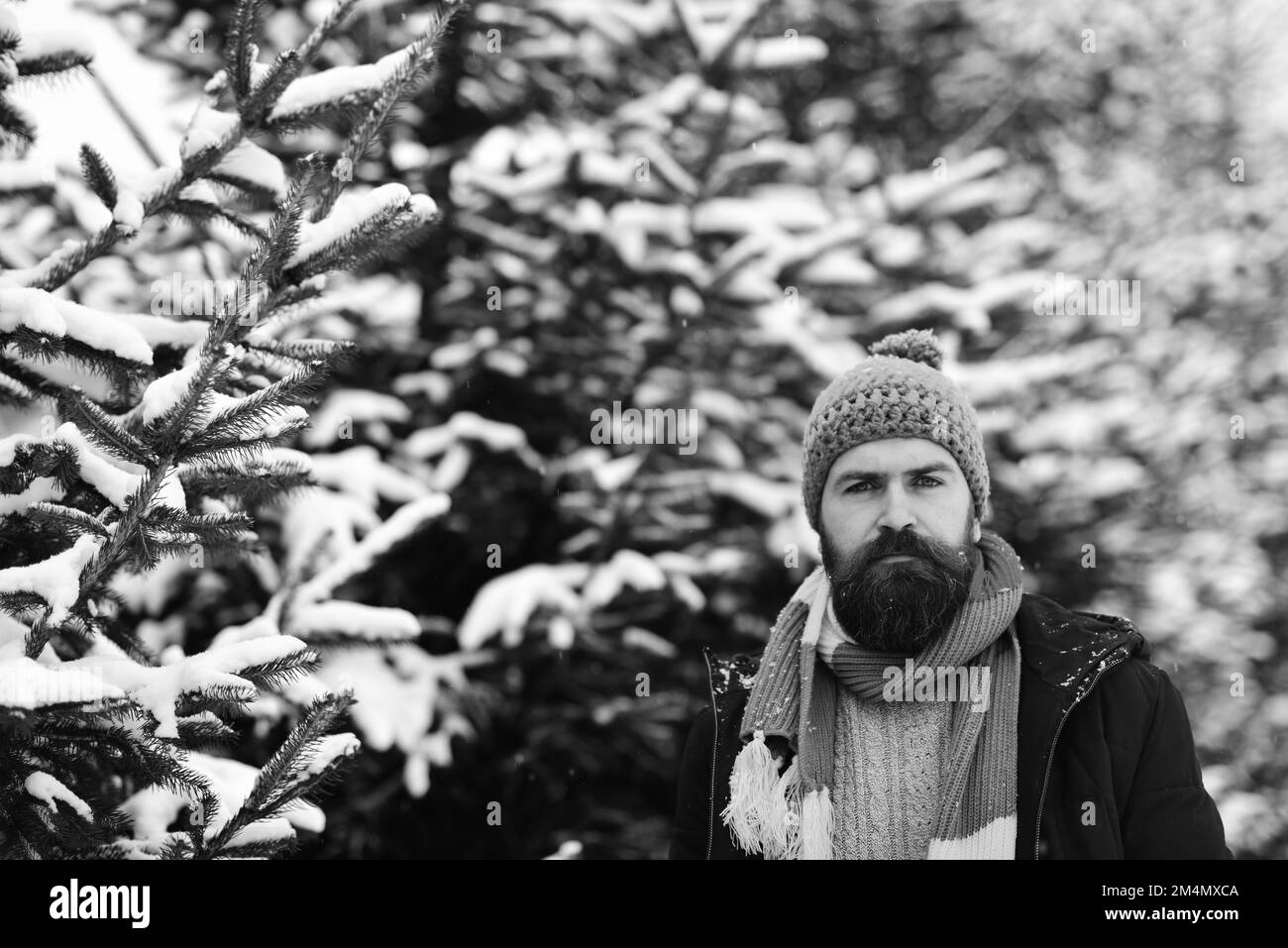 Snow face man explorer Black and White Stock Photos & Images - Alamy