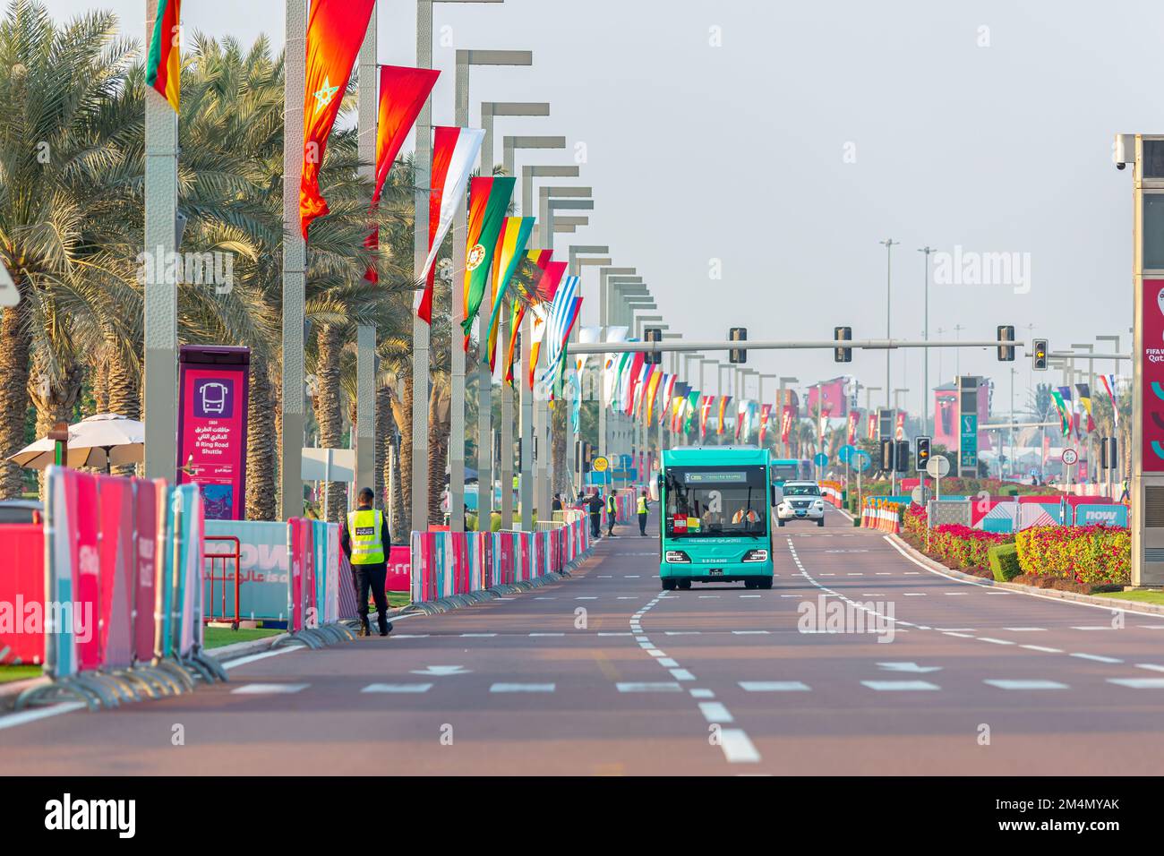 FIFA Buses for those who come to Qatar to watch football world cup in ...