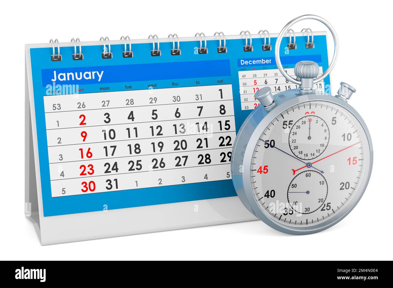 Stopwatch inside lifebuoy, save time concept. 3D rendering isolated on ...