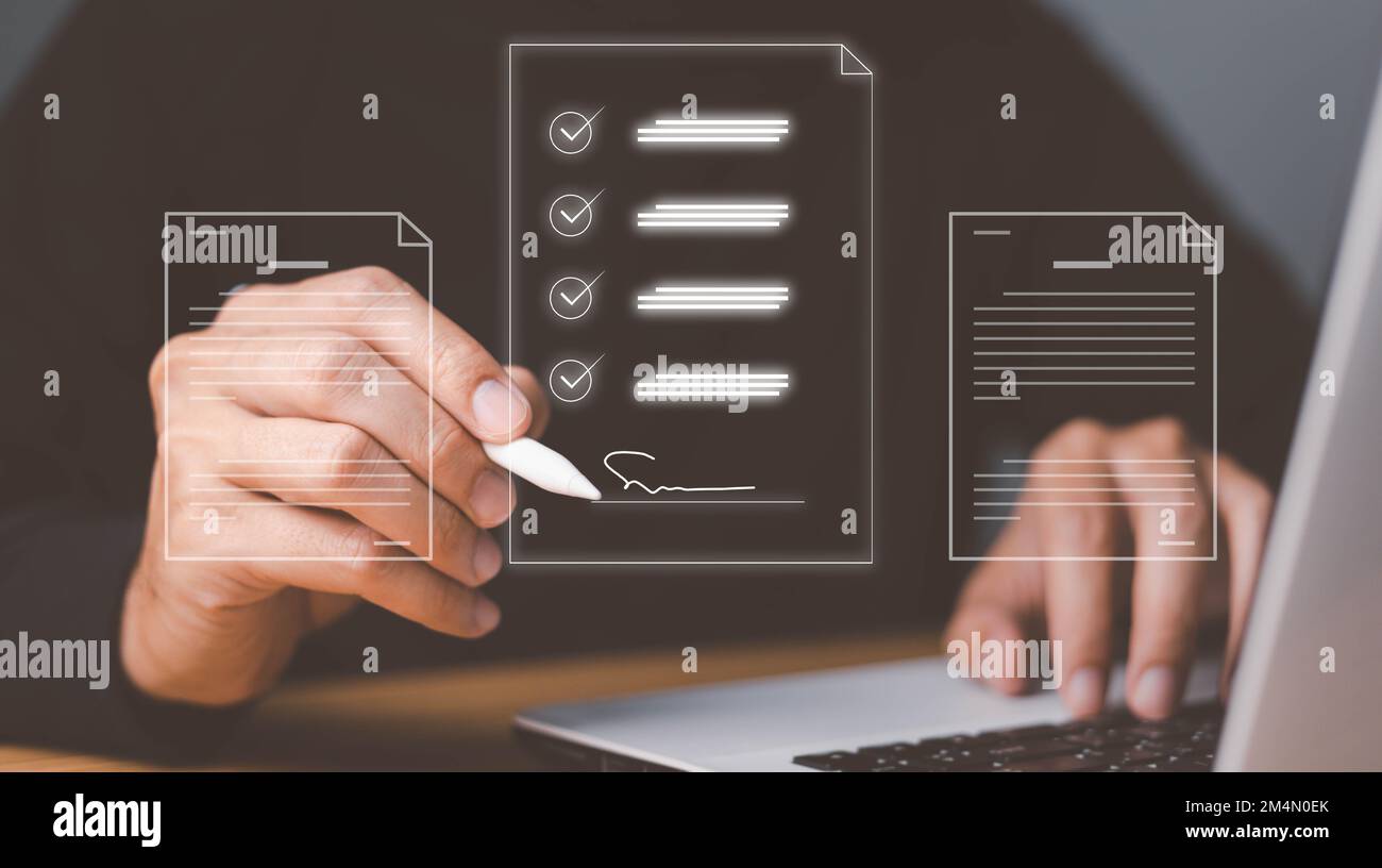 Digital documents hi-res stock photography and images - Alamy