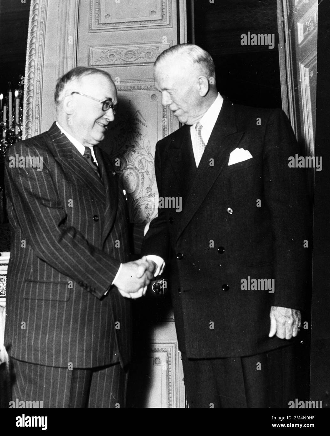 General Marshall En Route to Oslo. Photographs of Marshall Plan ...