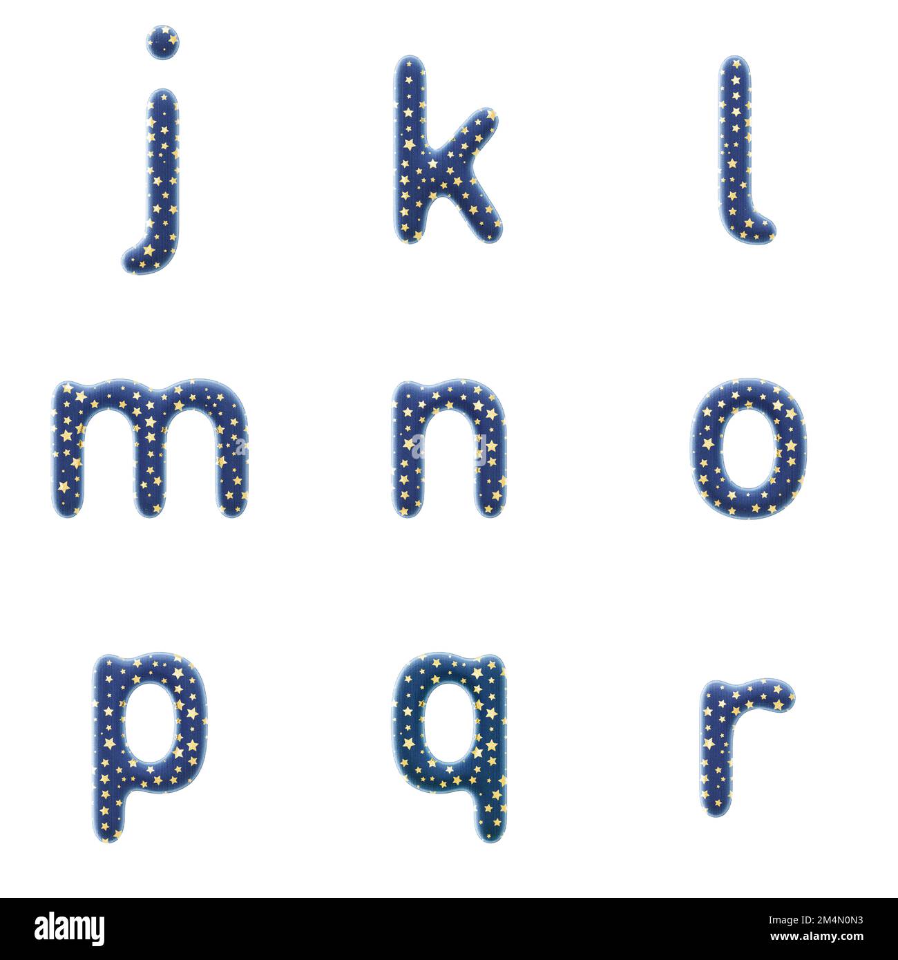 3D Render Set of Wizard Cloth Font including Letters, Numbers and ...