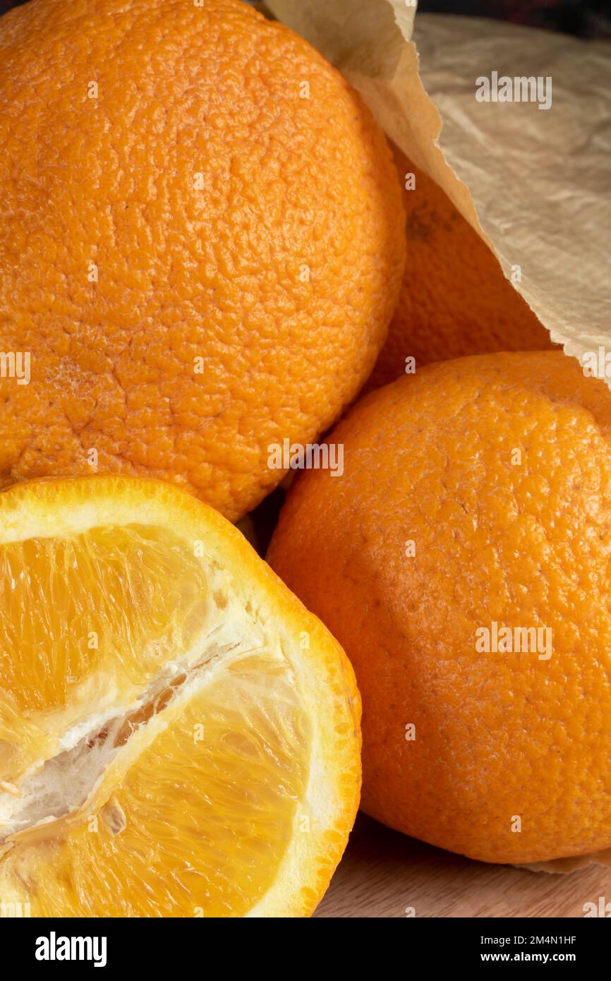 Close up food, fruit, still life of sweet oranges Stock Photo - Alamy