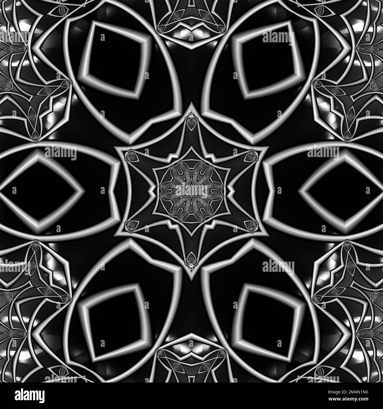 Abstract Computer generated Fractal design. A fractal is a never-ending ...