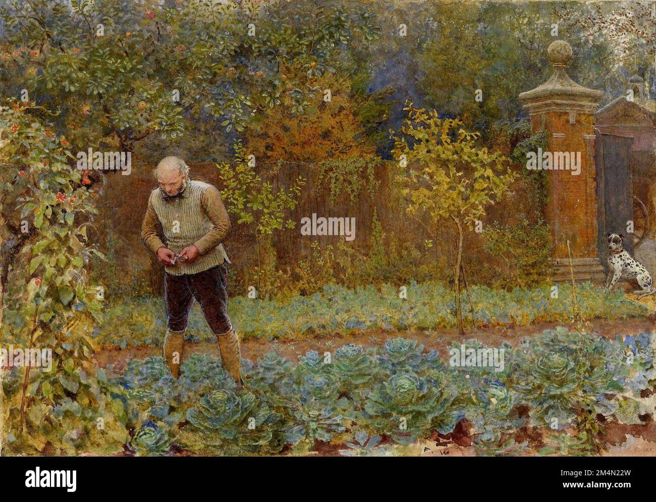 Frederick Walker/ El aficionado o Cochero y repollo. (1870). Museum ...