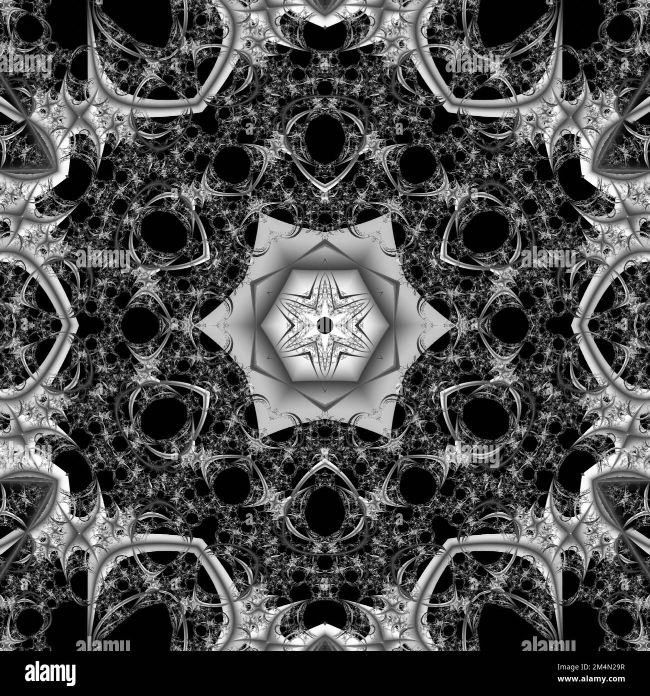 Abstract Computer generated Fractal design. A fractal is a never-ending ...