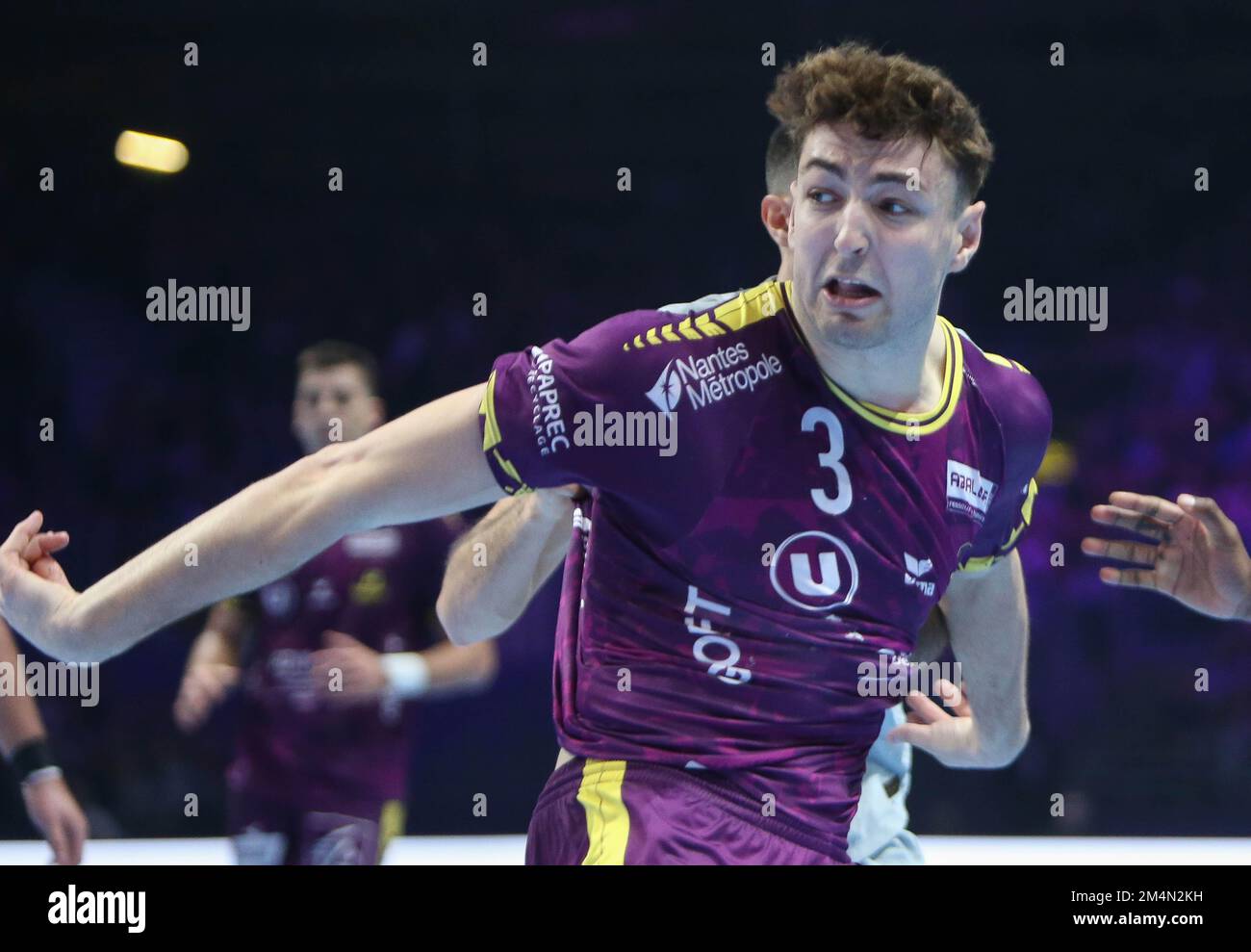 Thibaut Briet of HBC Nantes during the French championship, Liqui Moly ...