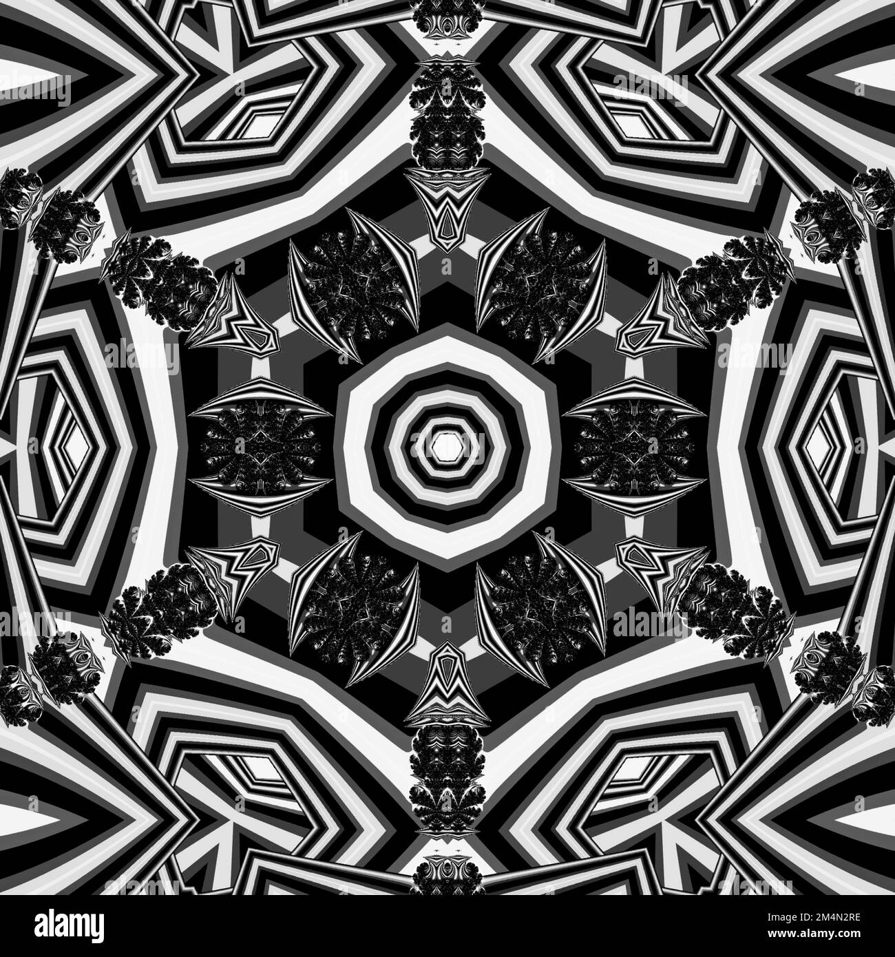 Abstract Computer generated Fractal design. A fractal is a never-ending ...