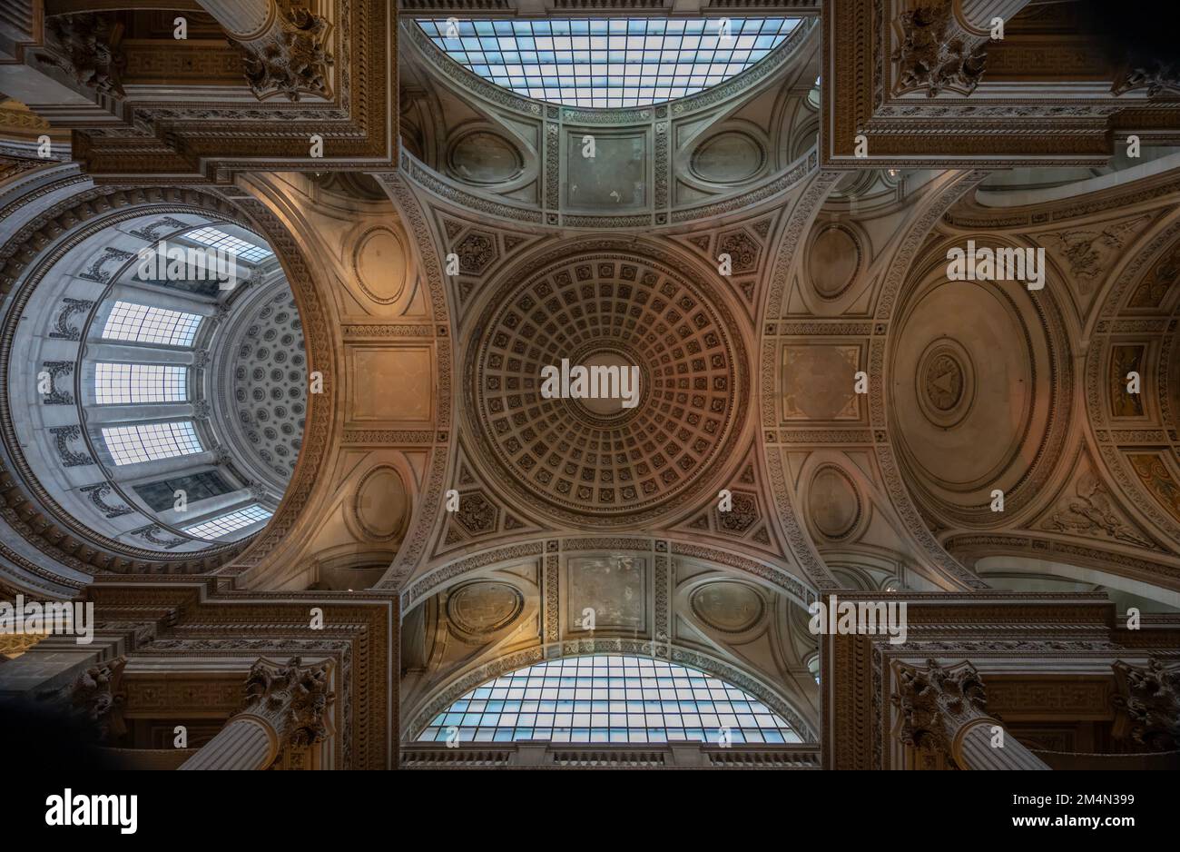 Pantheon ceiling view Stock Photo - Alamy