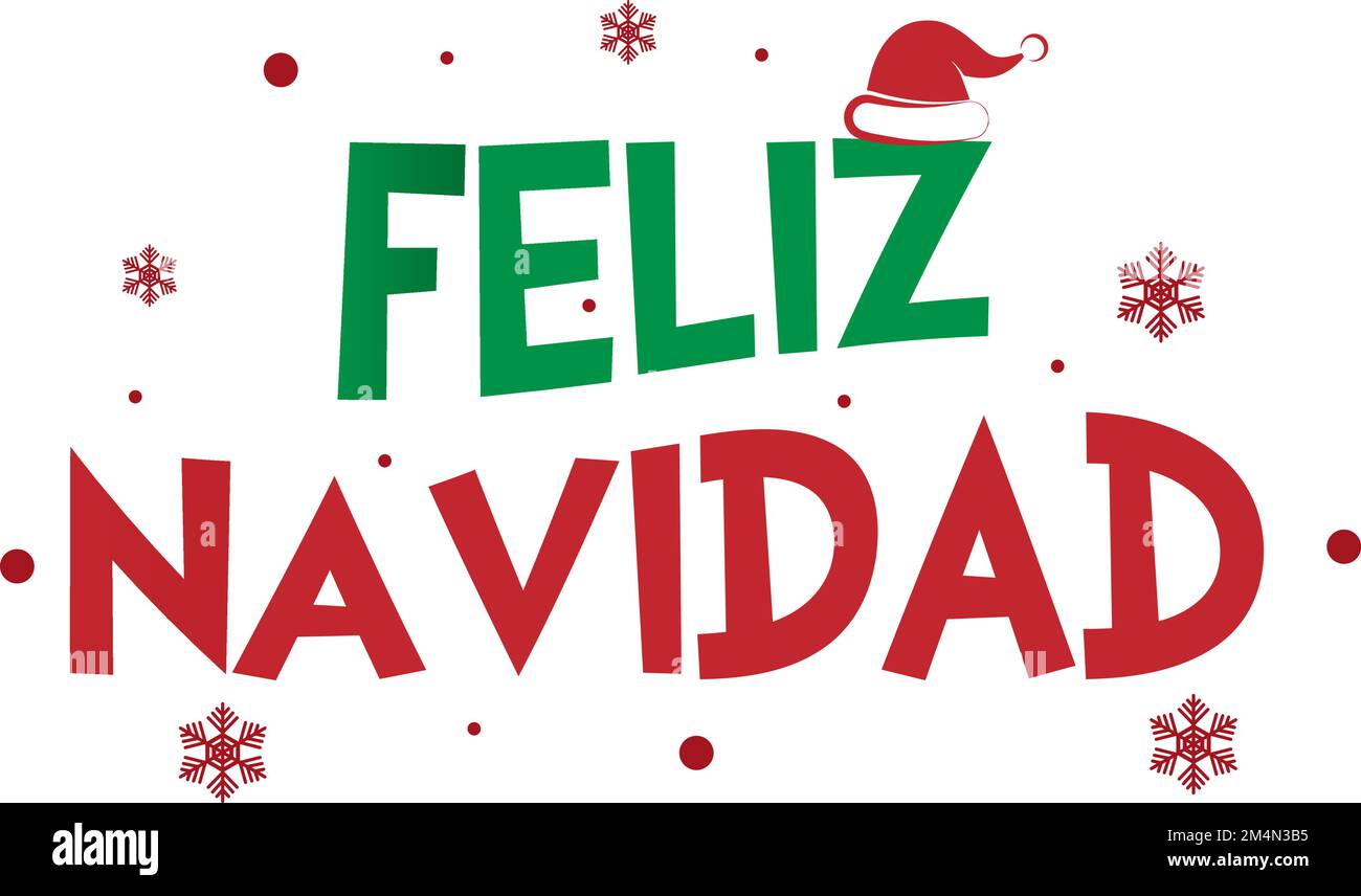 spain merry christmas feliz navidad Stock Vector Image & Art - Alamy