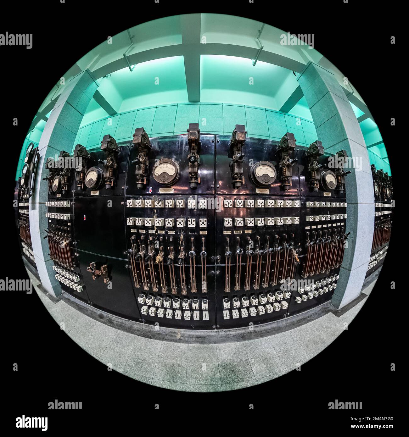 Battersea Control Room - Battersea Power Station Stock Photo - Alamy