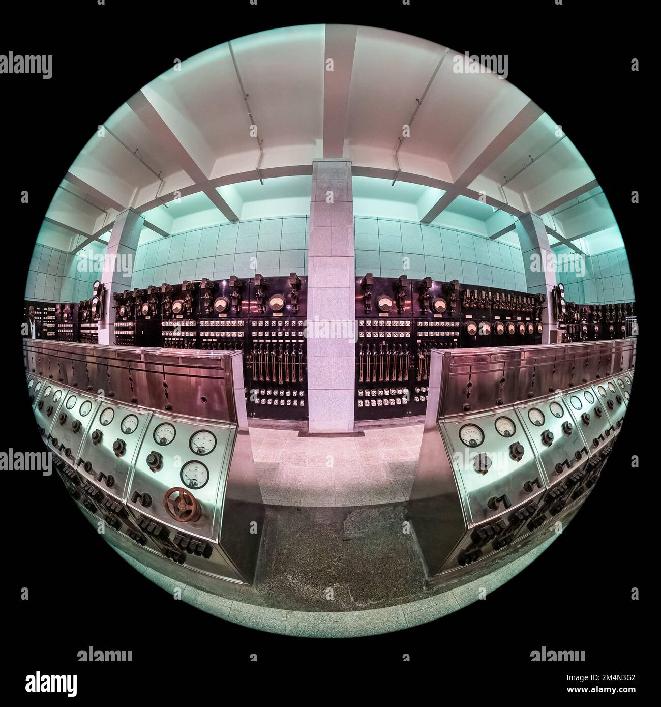 Battersea Control Room - Battersea Power Station Stock Photo - Alamy