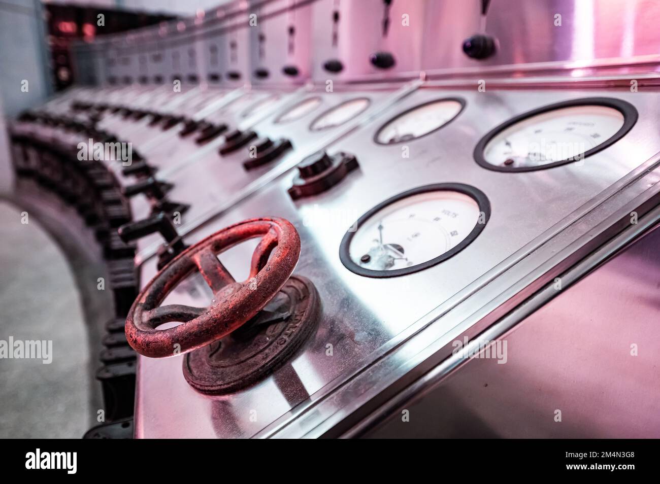 Battersea Control Room - Battersea Power Station Stock Photo - Alamy