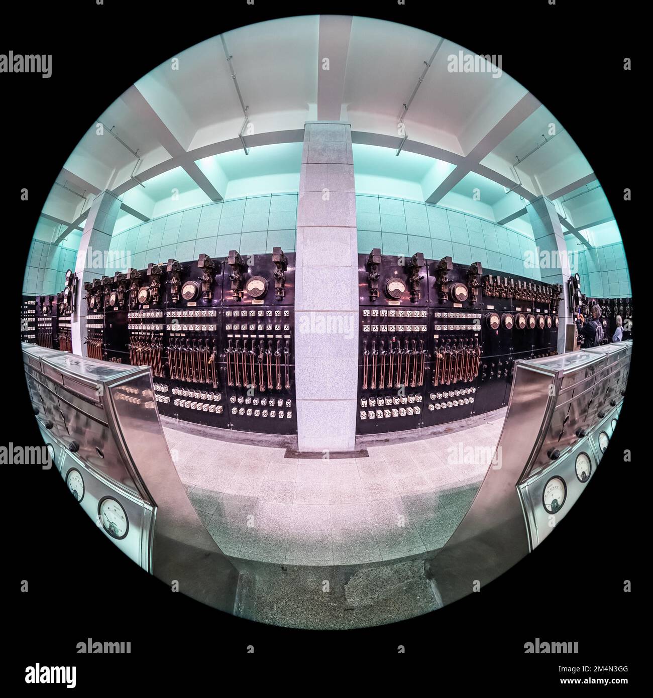 Battersea Control Room - Battersea Power Station Stock Photo - Alamy