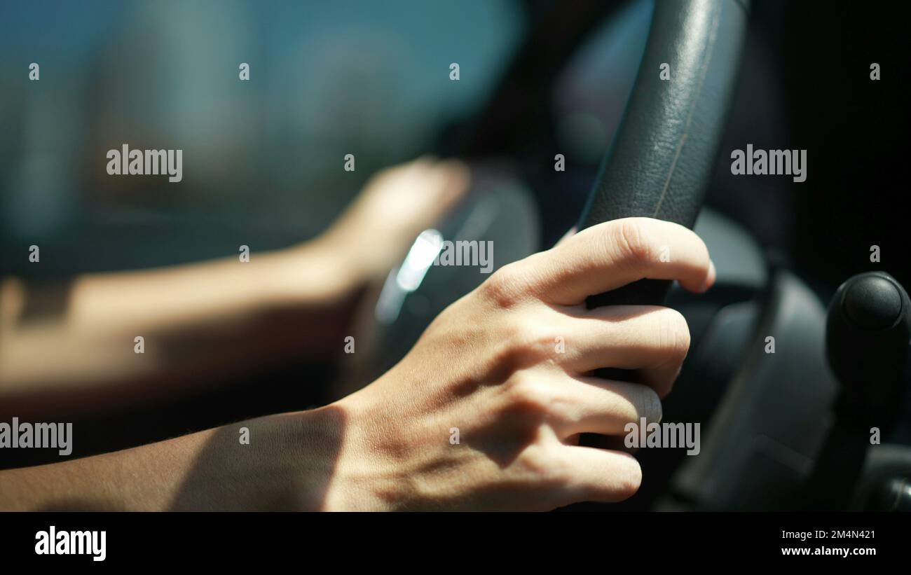 Closeup slow motion woman hands hi-res stock photography and images - Alamy