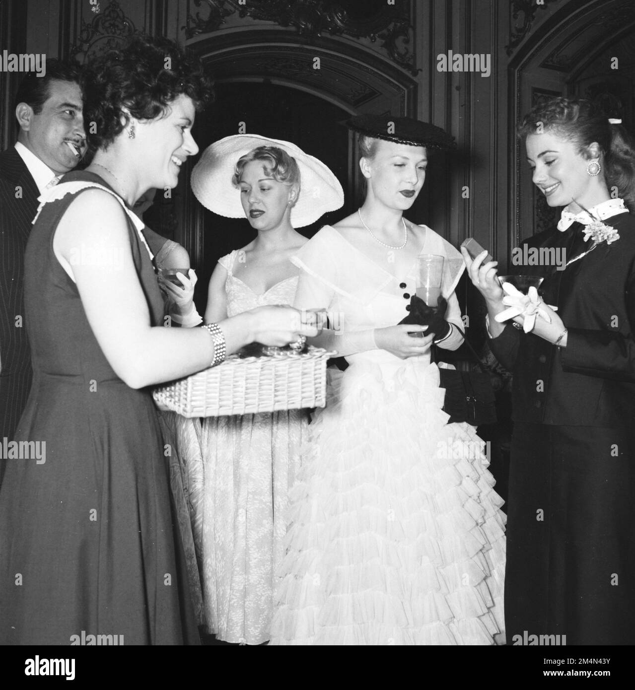 "Oklahoma" Actors at France-Amerique. Photographs of Marshall Plan ...