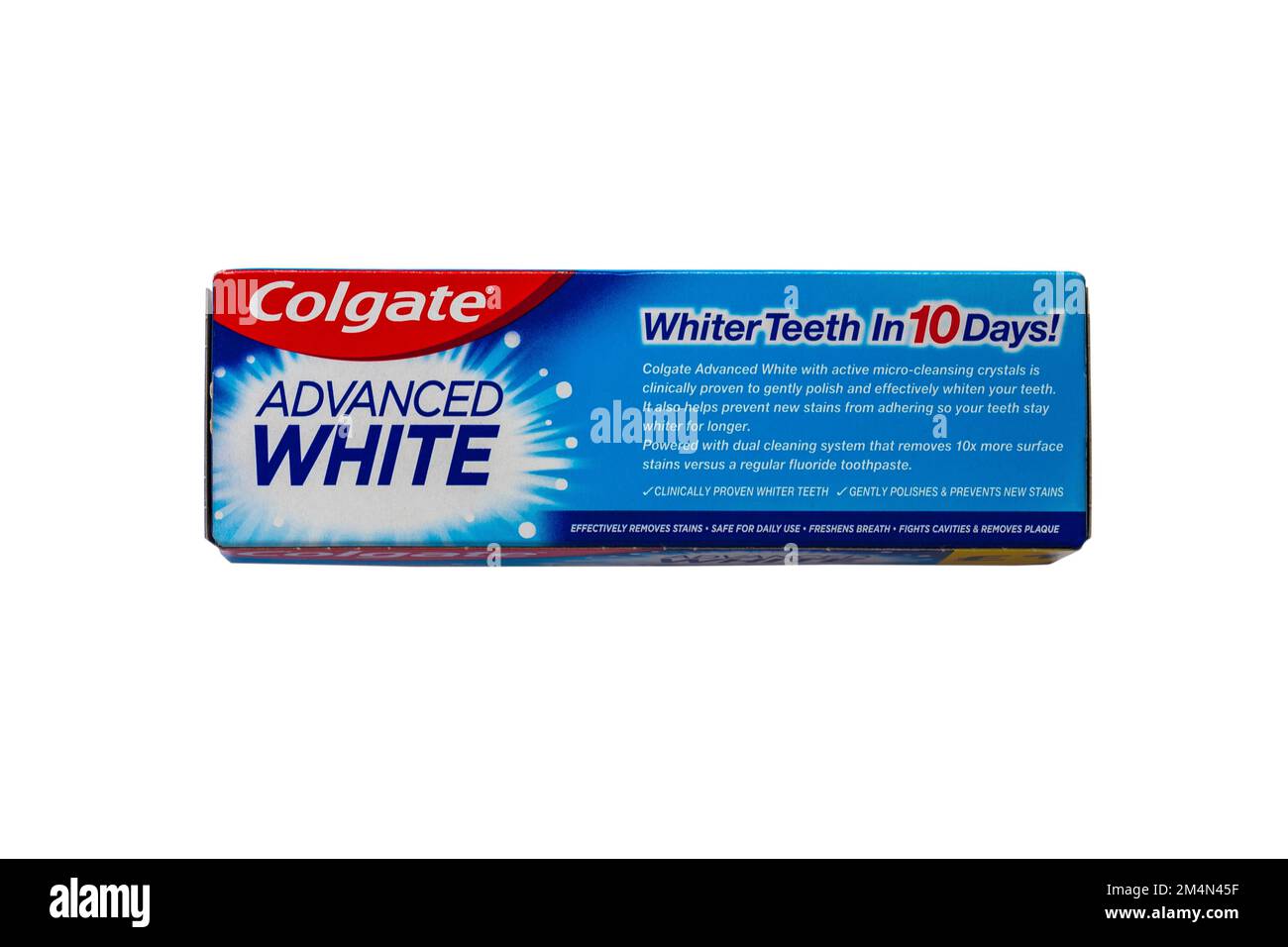 Colgate Advanced White toothpaste whiter teeth in 10 days clinically ...