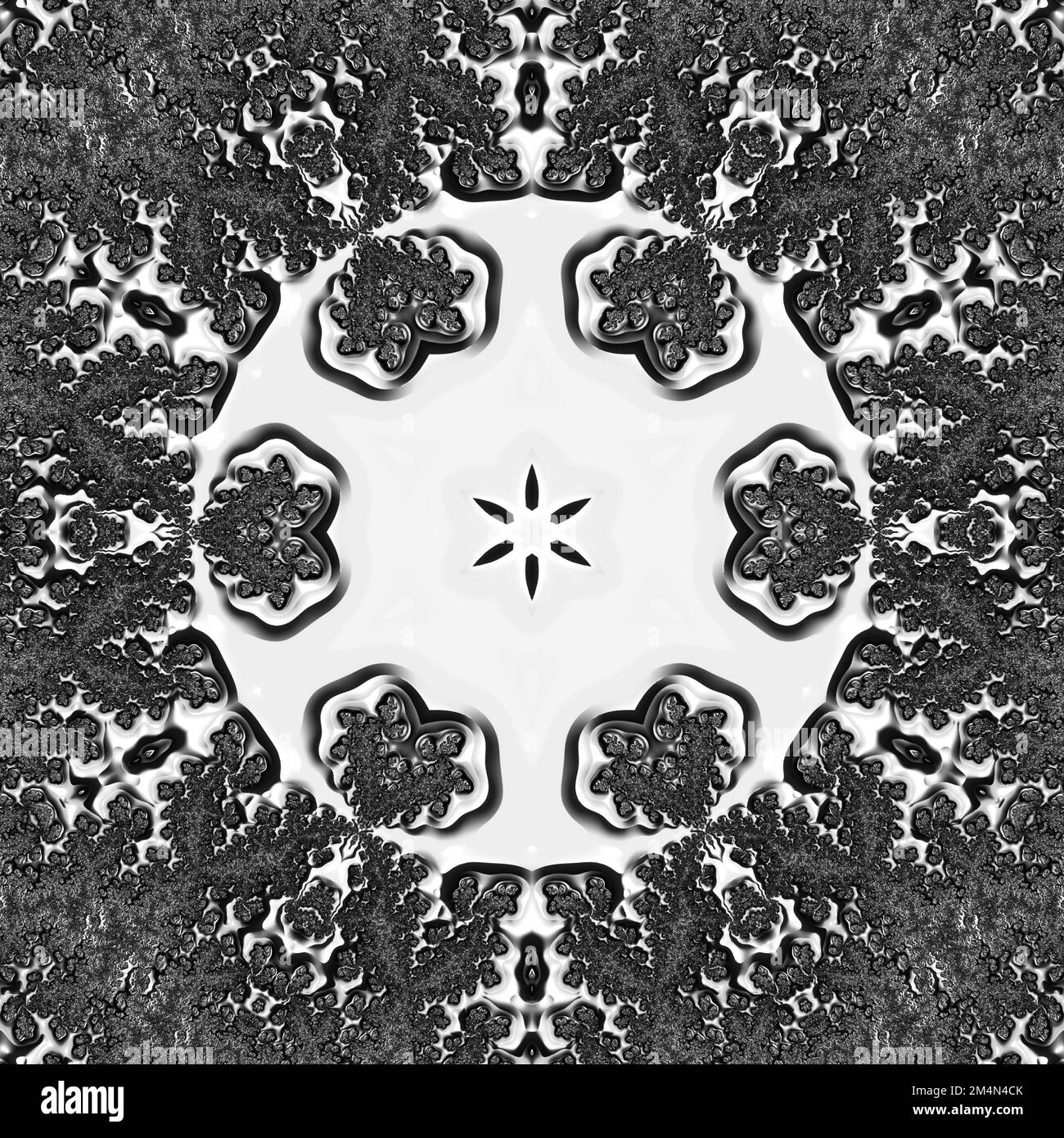 Abstract Computer generated Fractal design. A fractal is a never-ending ...