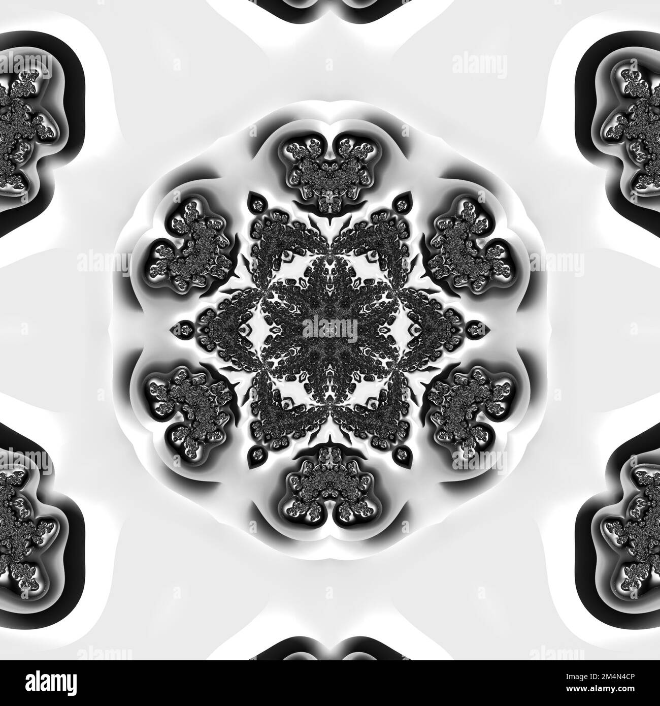 Abstract Computer generated Fractal design. A fractal is a never-ending ...