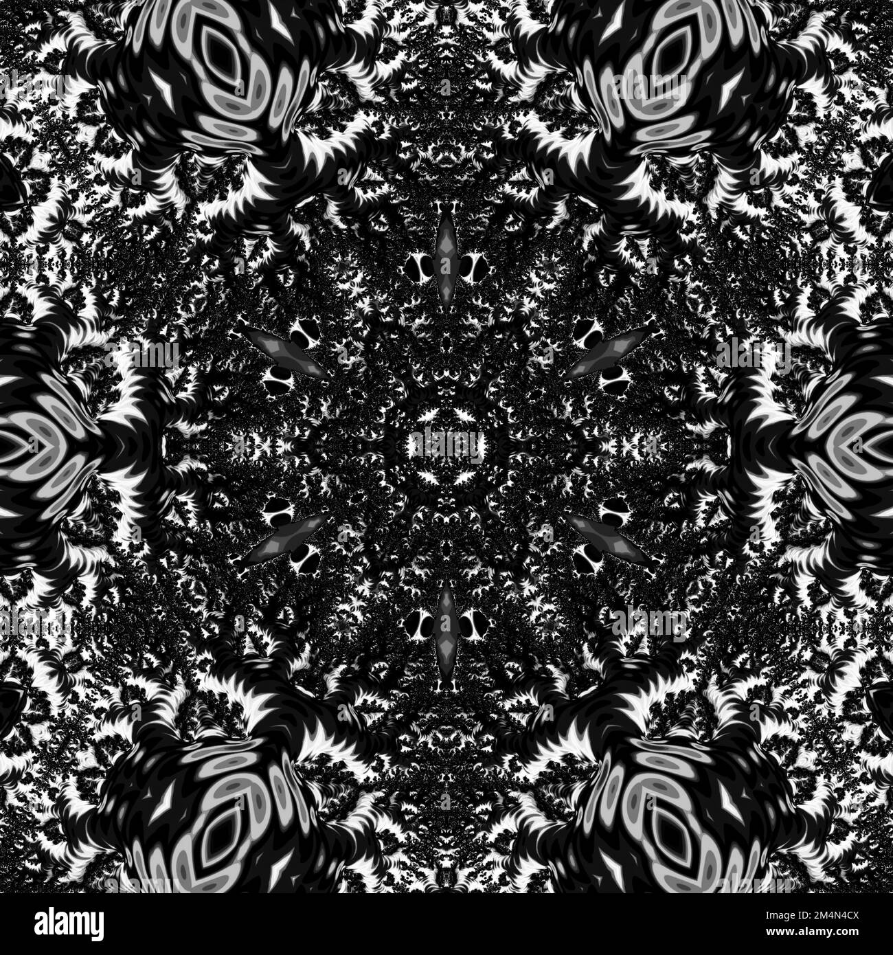 Abstract Computer generated Fractal design. A fractal is a never-ending ...