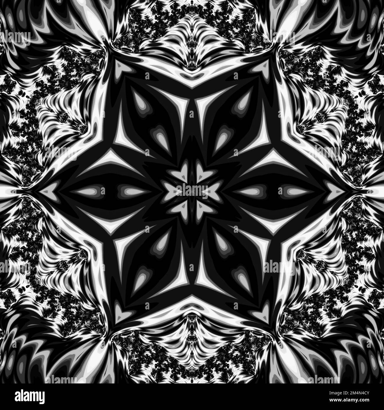 Abstract Computer generated Fractal design. A fractal is a never-ending ...