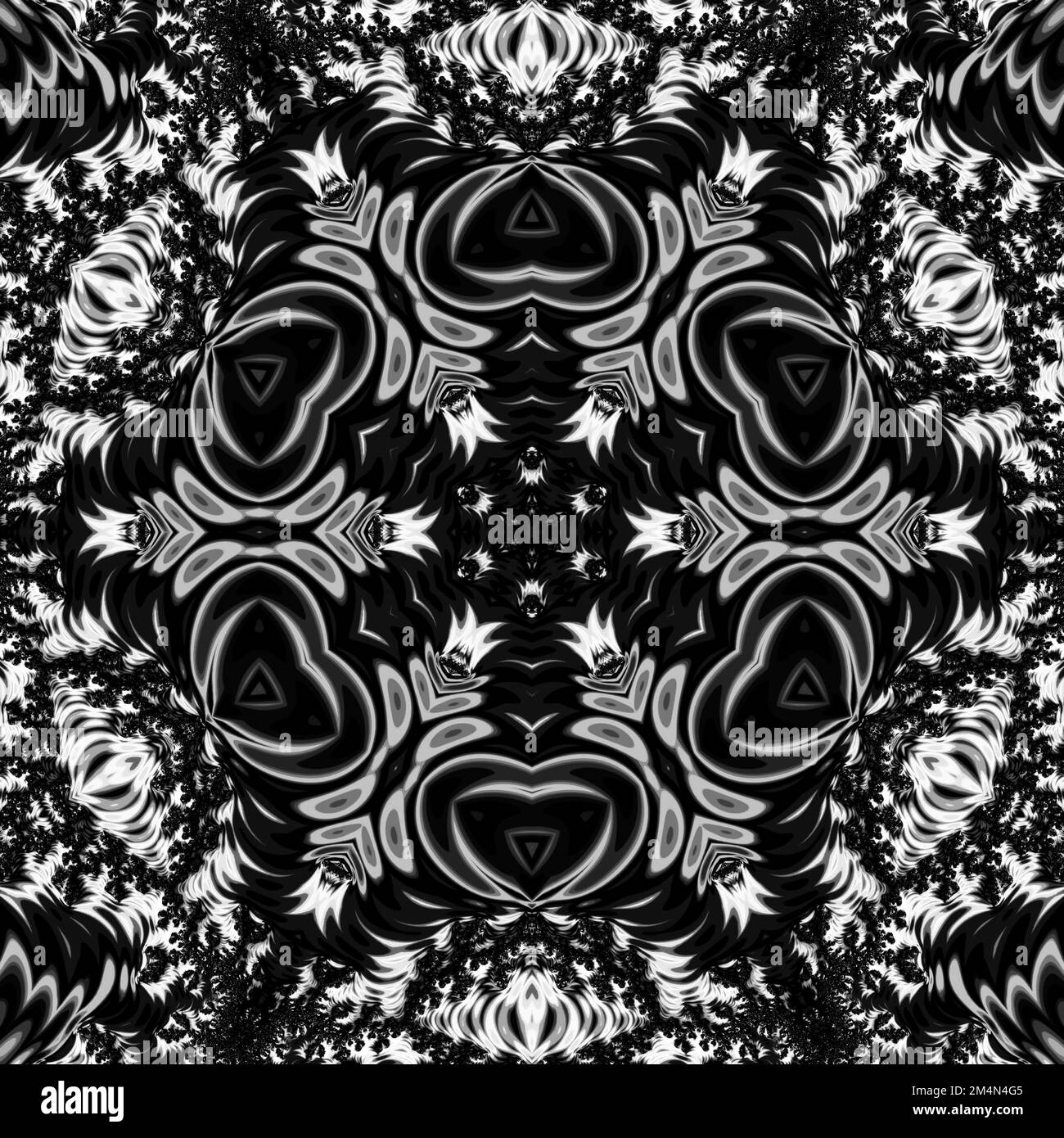 Abstract Computer generated Fractal design. A fractal is a never-ending ...