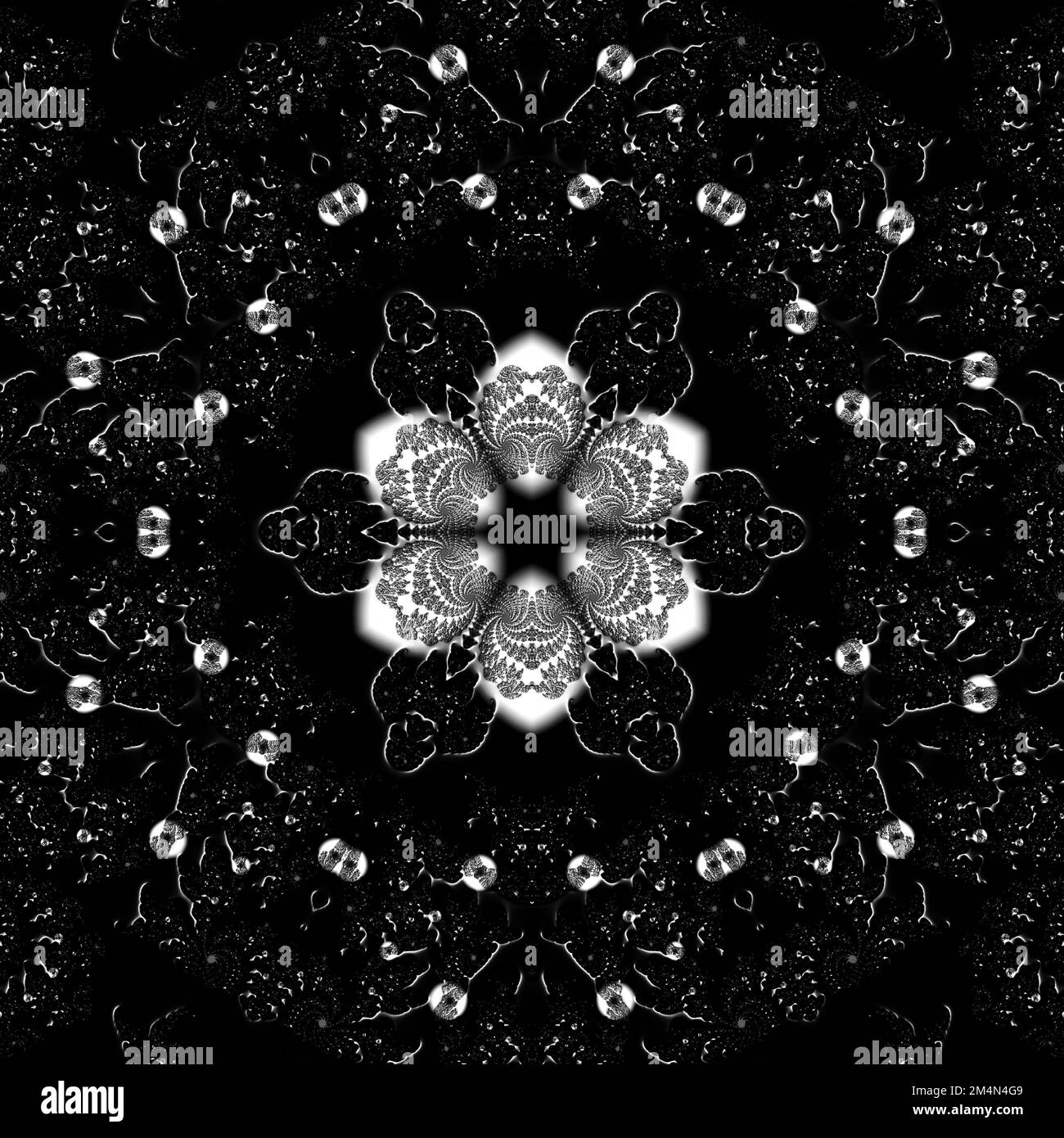 Abstract Computer generated Fractal design. A fractal is a never-ending ...