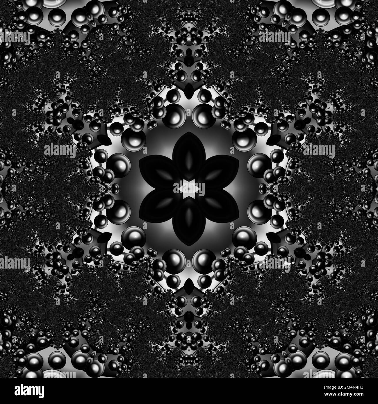 Abstract Computer generated Fractal design. A fractal is a never-ending ...