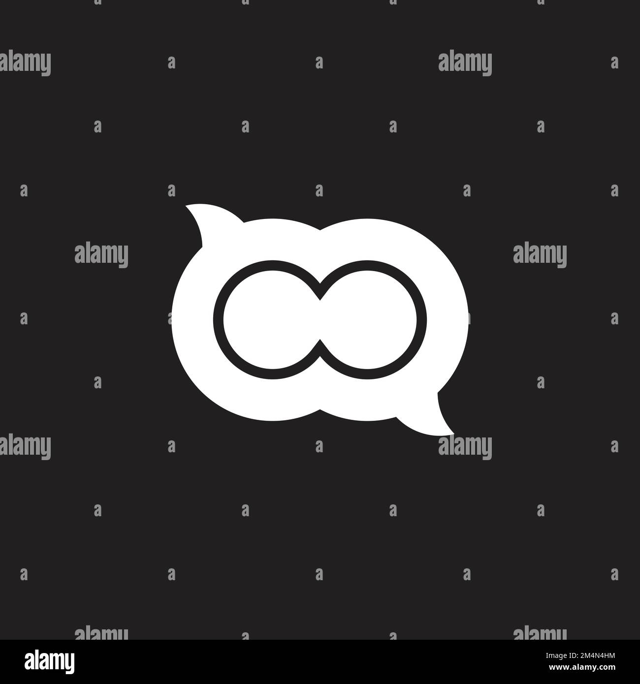 Geometric cloud logo hi-res stock photography and images - Alamy