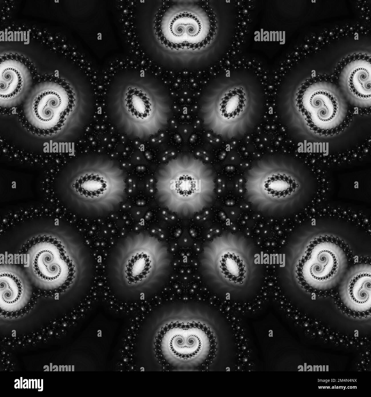 Abstract Computer generated Fractal design. A fractal is a never-ending ...