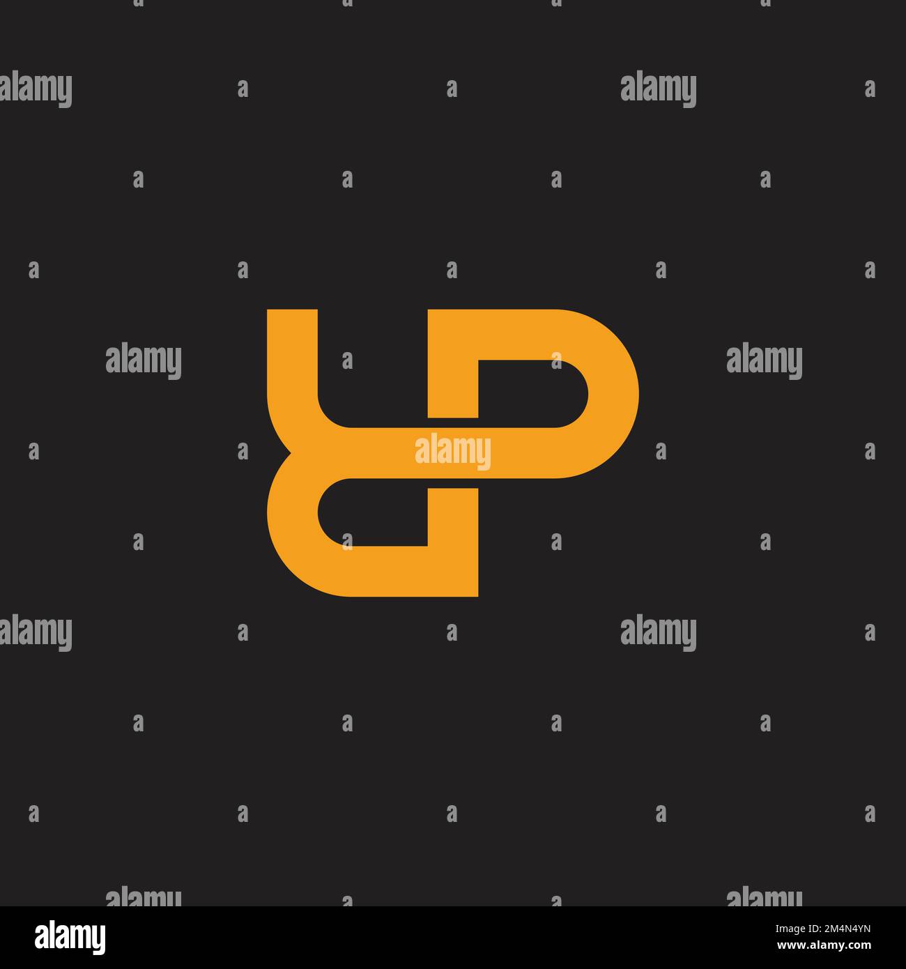 letter rp abstract simple geometric line logo vector Stock Vector Image ...